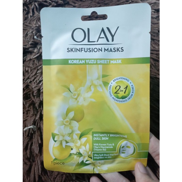 Olay SkinFusion mask/ 1piece | Shopee Philippines