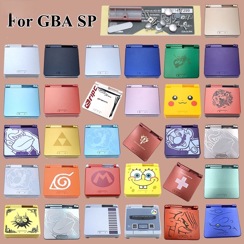 Customized for Nintendo Gameboy Advance SP GBA SP Housing Shell Case ...