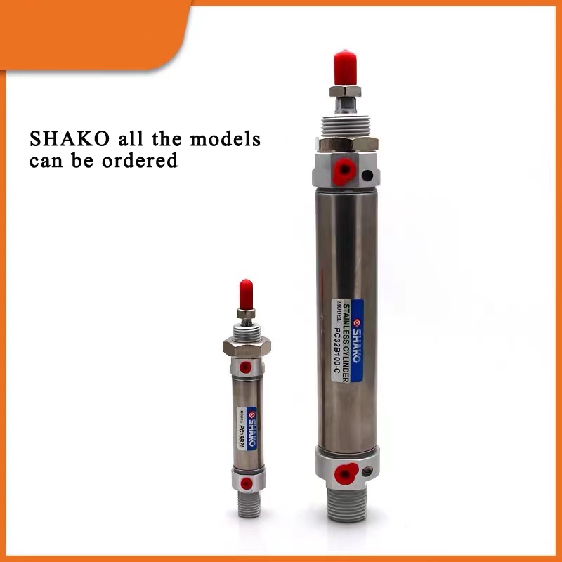 SHAKO Pnuematic Cylinder PC12B25/50/75/100/125/150/175/200/225/250 ...