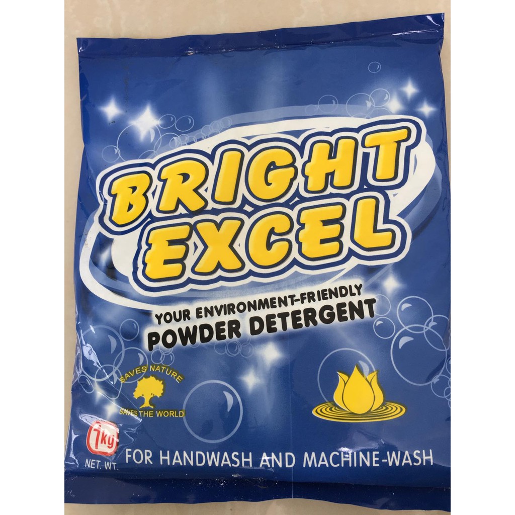 BRIGHT EXCEL POWDER DETERGENT 1 KILO | Shopee Philippines