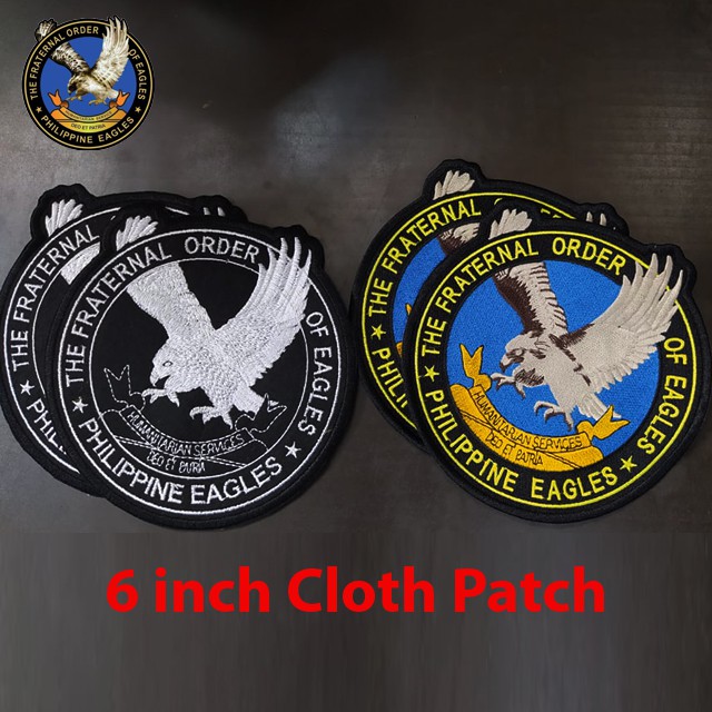 The Fraternal Order of Eagles TFOE Embroidered Patches for Shirt Bags ...