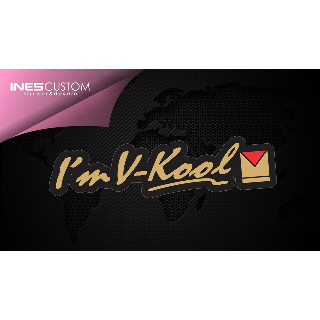 Original I'm V-kool Stickers & | Shopee Philippines
