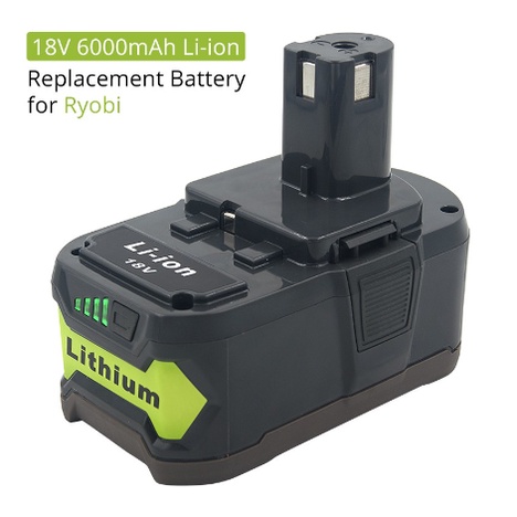 18V 6000mAh Rechargeable Battery for Ryobi ONE+ cordless Power Tool BPL1820 P108 P109 P106 ...