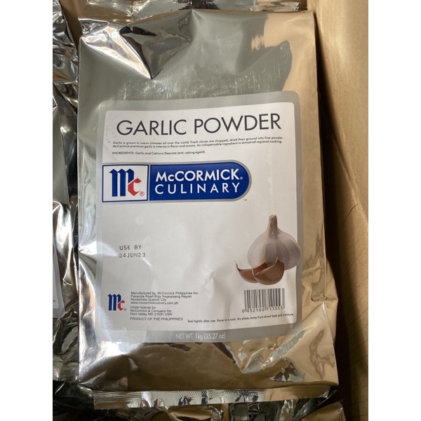 McCormick Garlic Powder Regular 1kg | Shopee Philippines