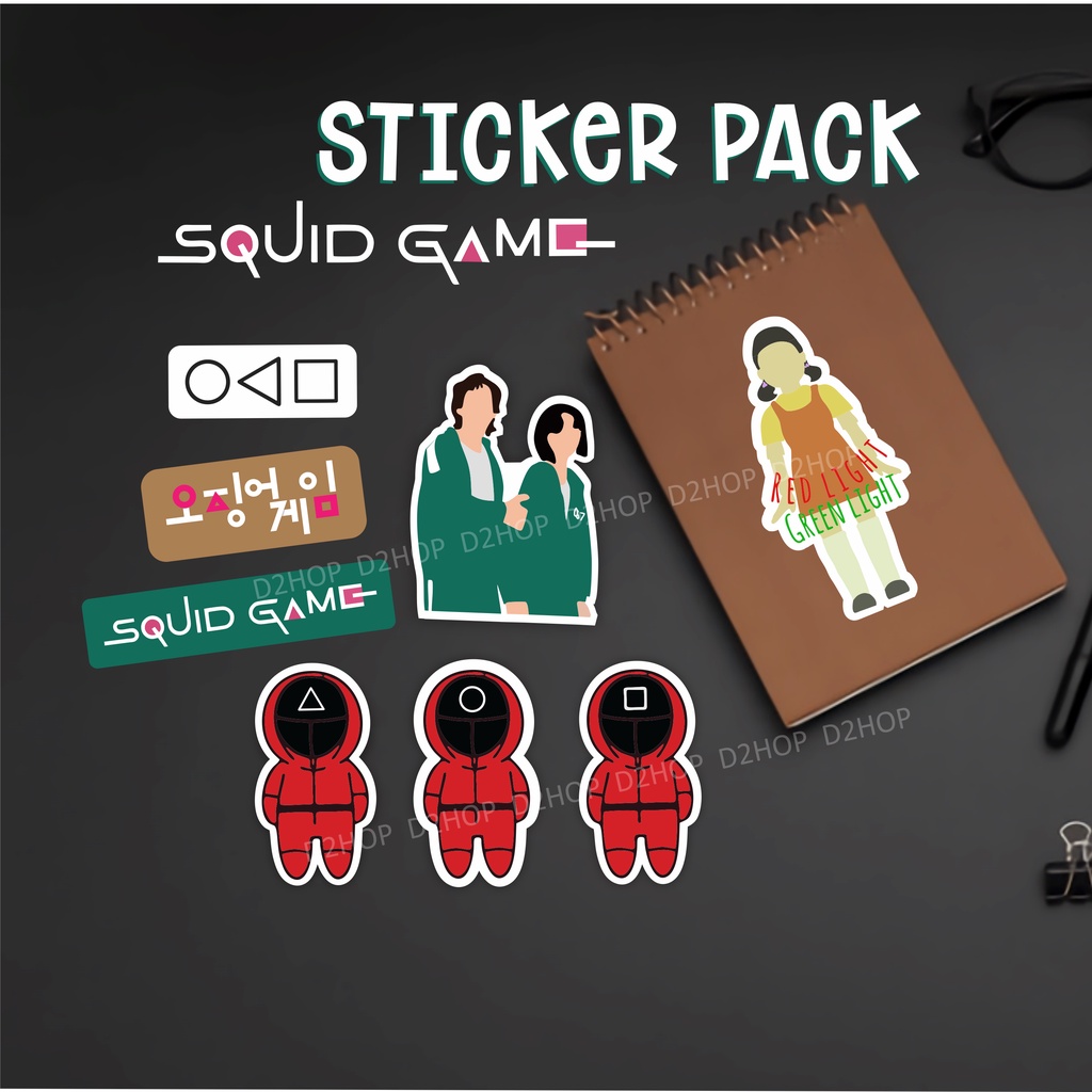 Netflix Squid Game Pack Stickers | Shopee Philippines
