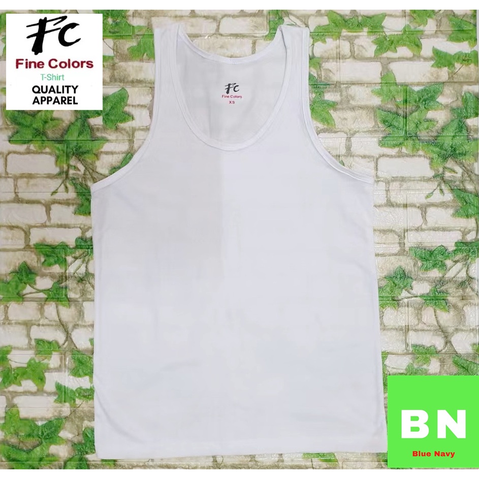 BN UNISEX Plain White Sando High Quality for Kids and Adults Fine ...