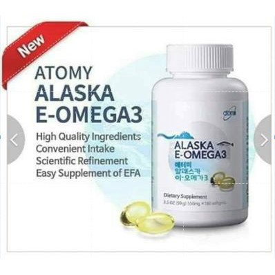 ATOMY ALASKA E omega-3 Fish Oil (27-5-2022EXP) | Shopee Philippines
