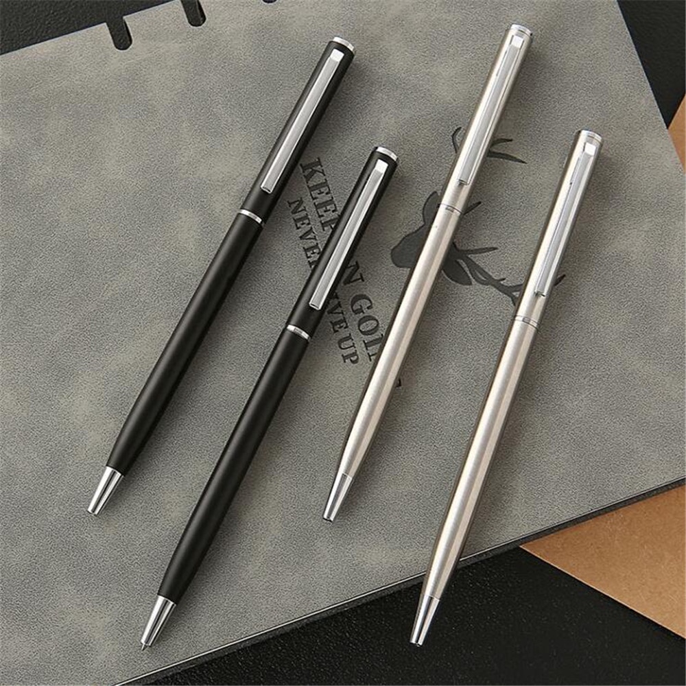 High quality Stainless Steel Metal Ballpoint Pen Students Stationary ...