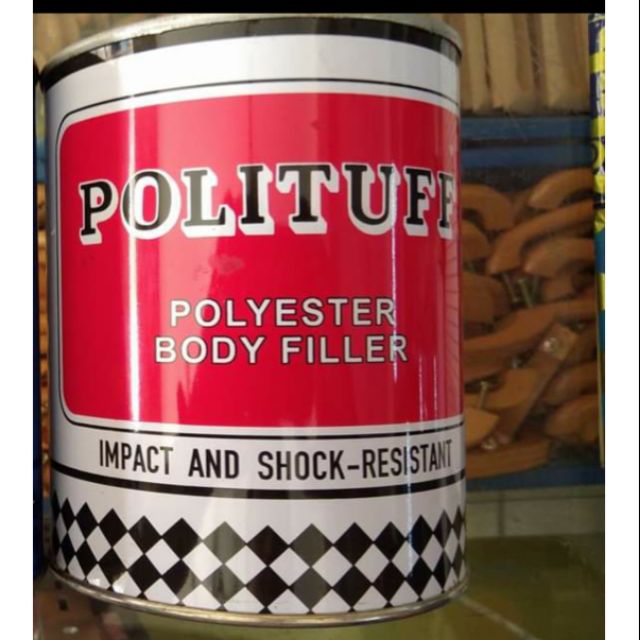 Polituff Polyester Body Filler Masilya Liter | Shopee Philippines