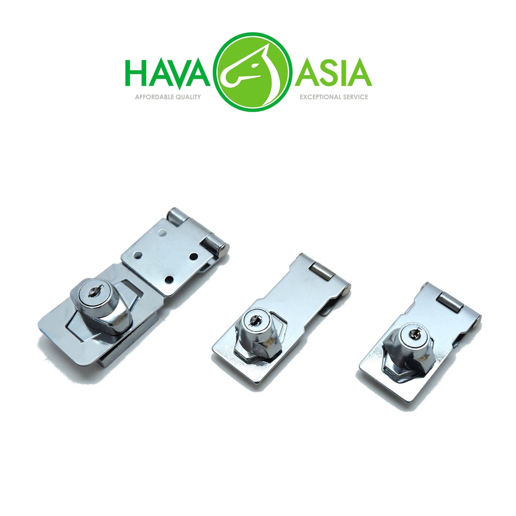 HavaAsia Heavy Duty Stainless Steel Safety Hasp Anti Theft Latch Lock ...