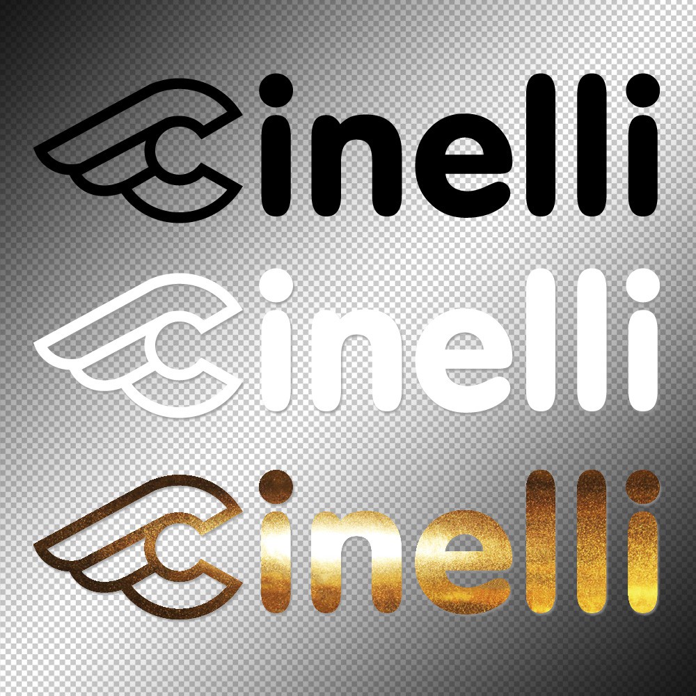 Stickers | (2) Cinelli Bikes | Weather Proof die-cut frame decals | BMX ...