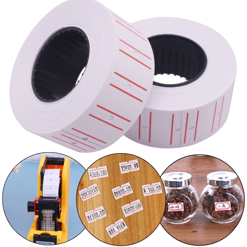 1 Roll 500 Labels Row Office Supplies Print Blank Tag Price Label ...