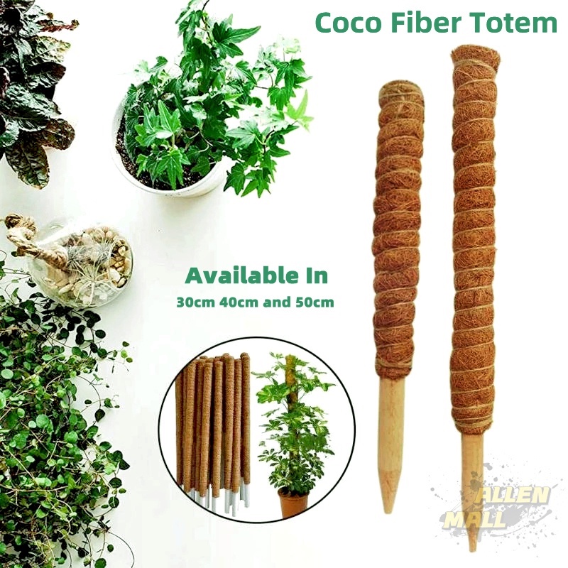 Stackable Moss Pole,Coco Coir Pole For Climbing Plants Coir Totem Plant ...