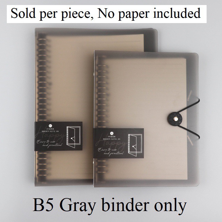 A5 (20holes) /B5 (26holes) New Style Side rope Metal Binder | Shopee ...