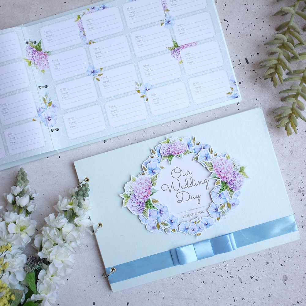 Wedding Guest Book (GBRS-M) | Shopee Philippines