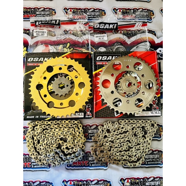 OSAKI CHAIN SPROKET KIT SET SNIPER150/FZ16/FZi/XSR155 14/42/428X130L ...