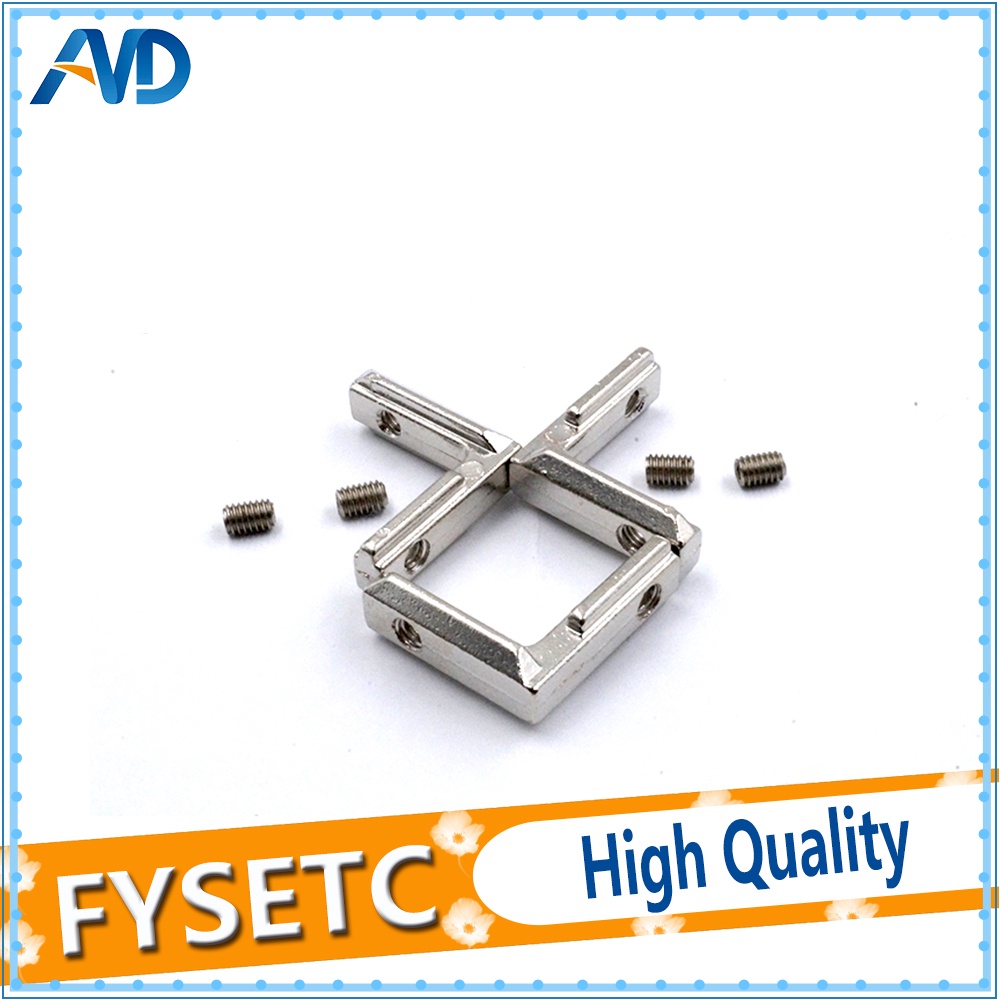 20pcs T Slot L-Shape 2020 Aluminum Profile Interior Corner Connector ...