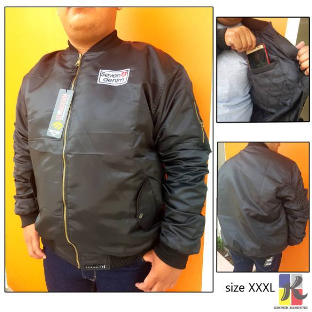 Jumbo Motif Bomber Jacket Xxxl / Jumbo Bomber Jacket / Big Size Bomber ...