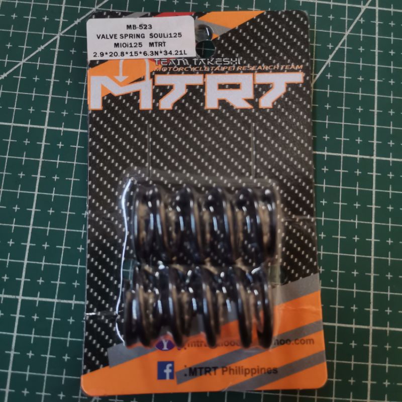 EM-117 MTRT Mioi 125, Honda Click 5.5 turns +15% stiffness Valve ...