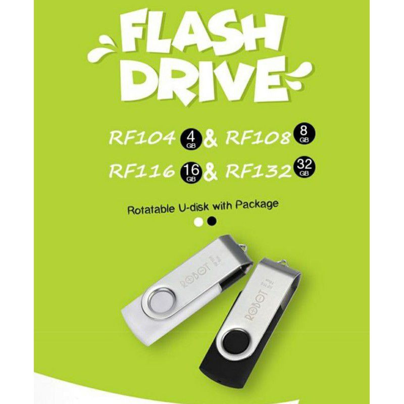 Usb ROBOT FLASH DISK 4GB, 8GB, 32GB rotating original | Shopee Philippines