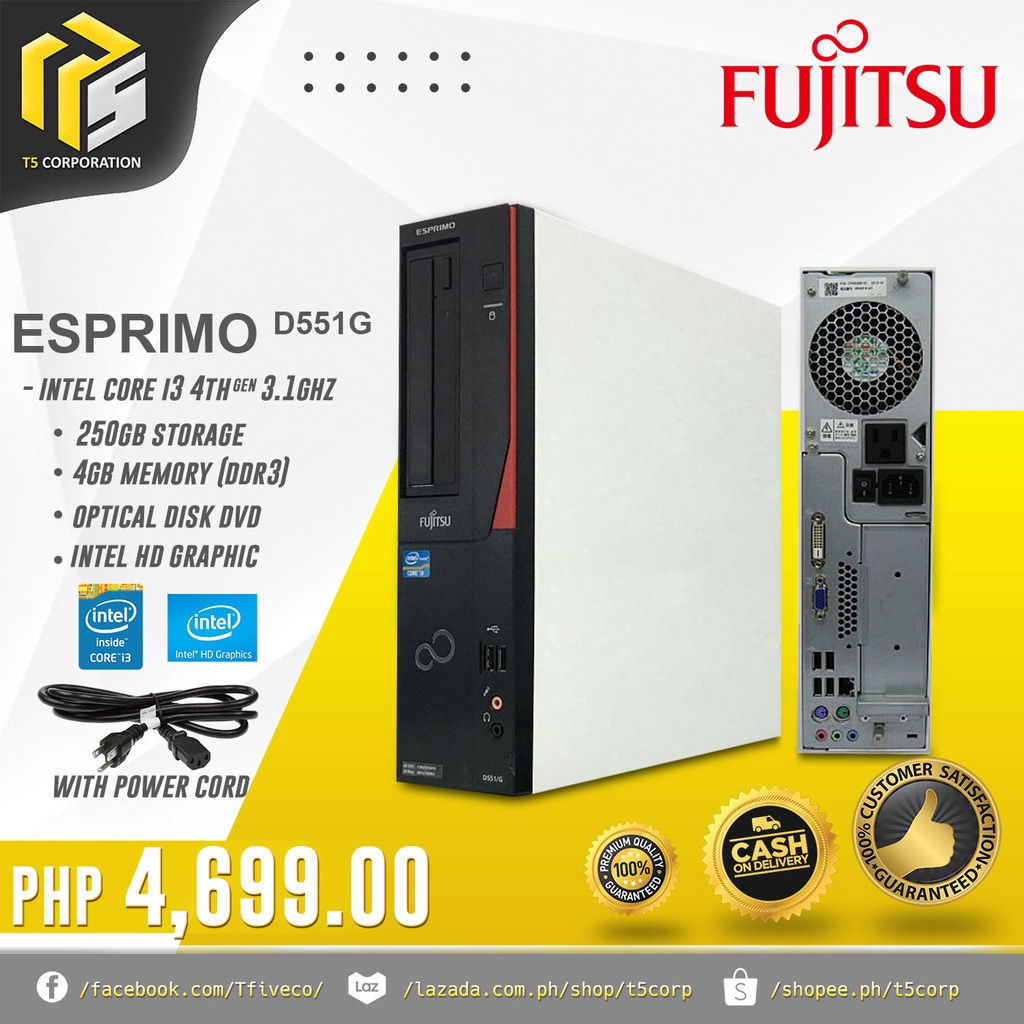 LENOVO THINKCENTRE INTEL CORE I3 4TH GEN PROCESSOR (T5 CORPORATION ...