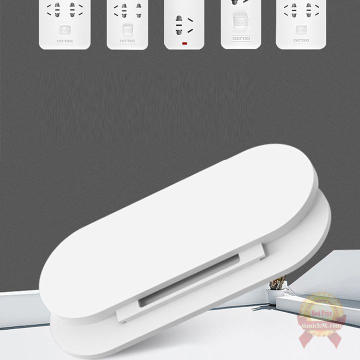 Set of 2 sliding AB wall stickers to hang electrical outlets to control ...
