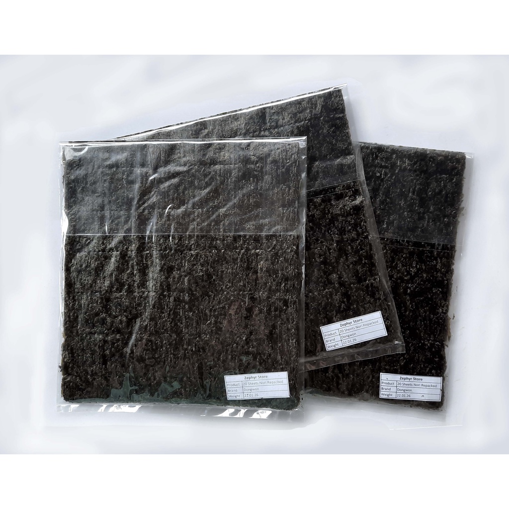 Korean Nori Sheets Seaweed Wrapper for Kimbap Sushi Roasted and ...