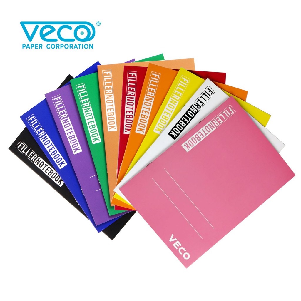 Veco Filler Notebook (5 Booklets/Set X 2 Sets=10 Booklets) | Shopee ...