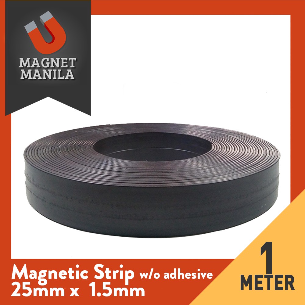 Magnet Manila 25mm X 2.2mm Rubber Magnetic Strip Without Adhesive ...