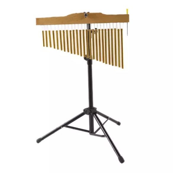 Monstermarketing 25 Tone Percussion Musical Wind Chime with Stand Music ...