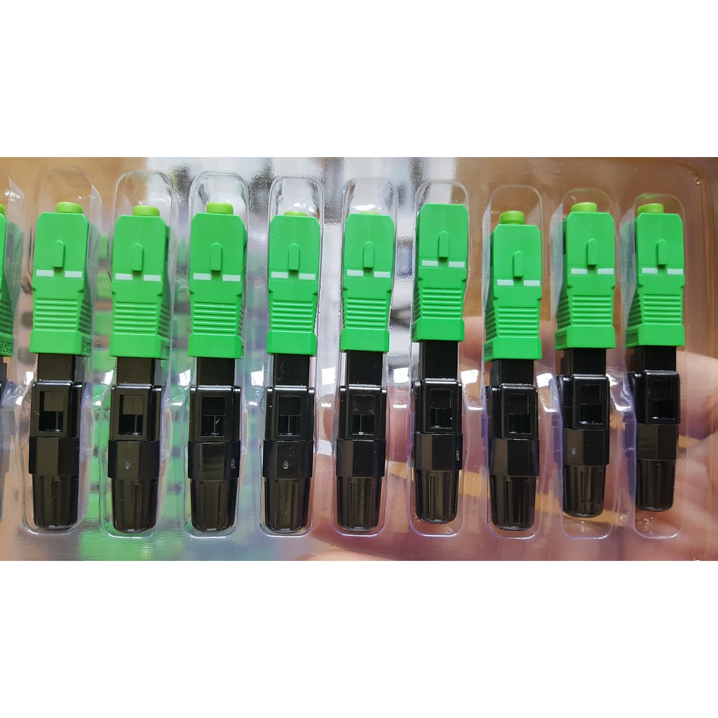 10 FTTH Gpon SC / APC Optical Fiber Quick Connector | Shopee Philippines