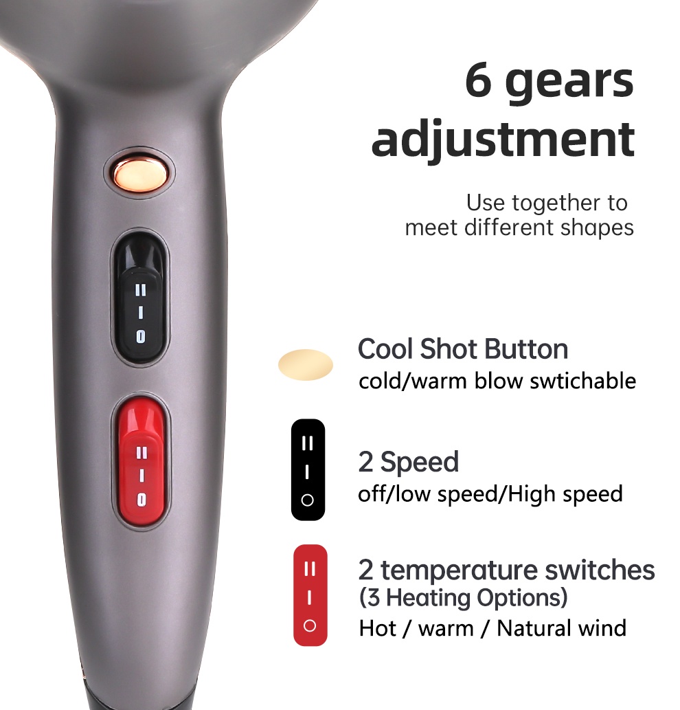 MAC Styler Professional Salon Hair dryer Mac Blower MC6687 2200w ...