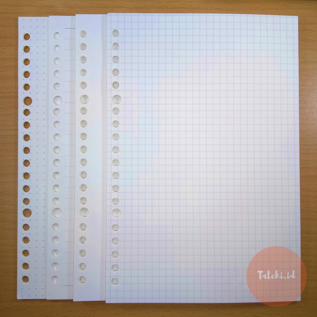 B5 Binder Loose Leaf Refill/ 26 holes Binder Paper | Shopee Philippines