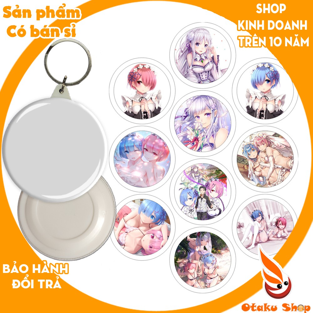 20/640 MODELS> Anime keychain badge RE Zero Starting Over in Another ...