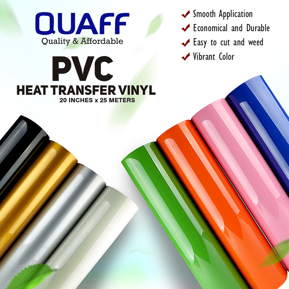 QUAFF CDP/PVC Rubberize Heat Transfer / Cuttable Vinyl for T-shirts ...