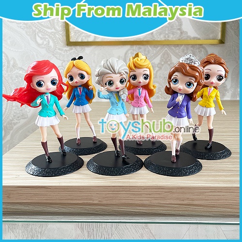 Pretty Princess Elsa Aurora Sofia Bella Alice Arial School Uniform Big ...