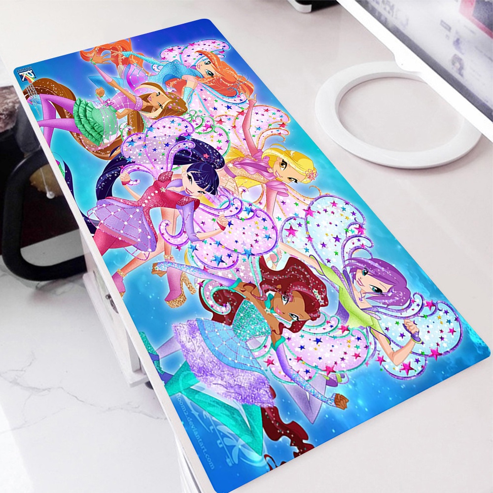 Girl Winx Clubs Carpet Mouse Gamer Anime Mats for Pc Gaming Room ...