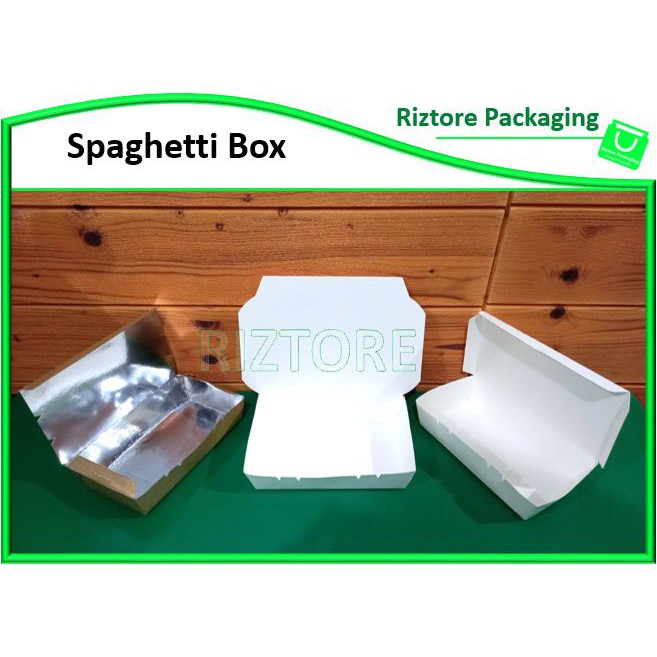 25 Pcs Paper Spaghetti Box (available in different sizes) | Shopee ...