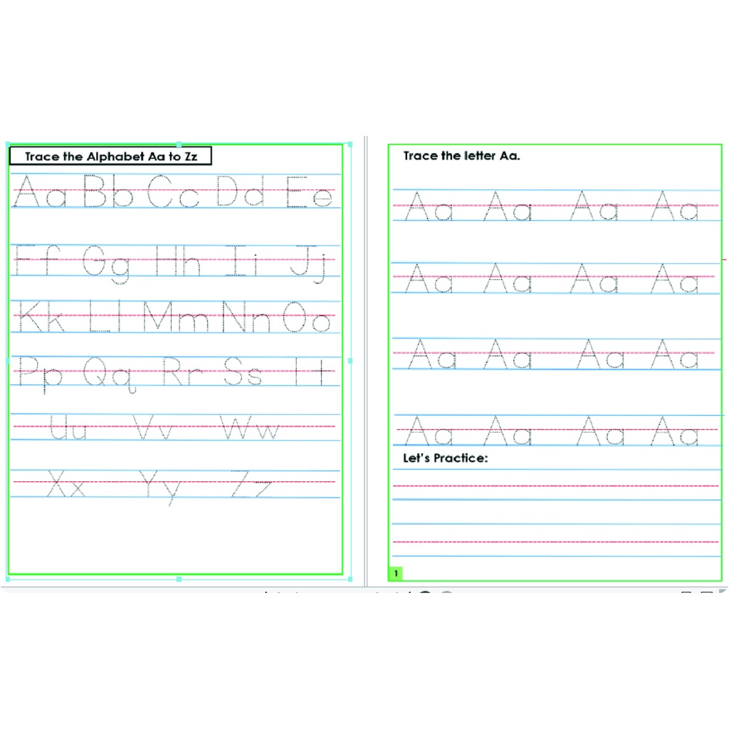 preschool worksheets 28 pages -alphabet writing booklet - nursery ...