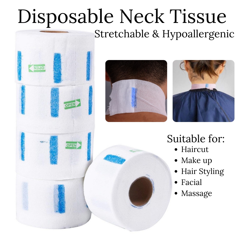 High Grade Disposable Neck Tissue Roll for Haircut Salon Hair Dying ...