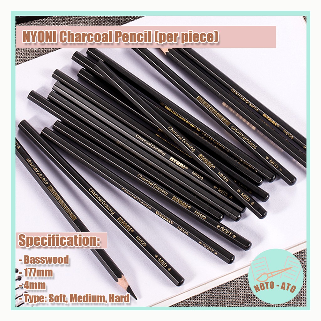 NYONI Charcoal Pencil (per piece) | Shopee Philippines