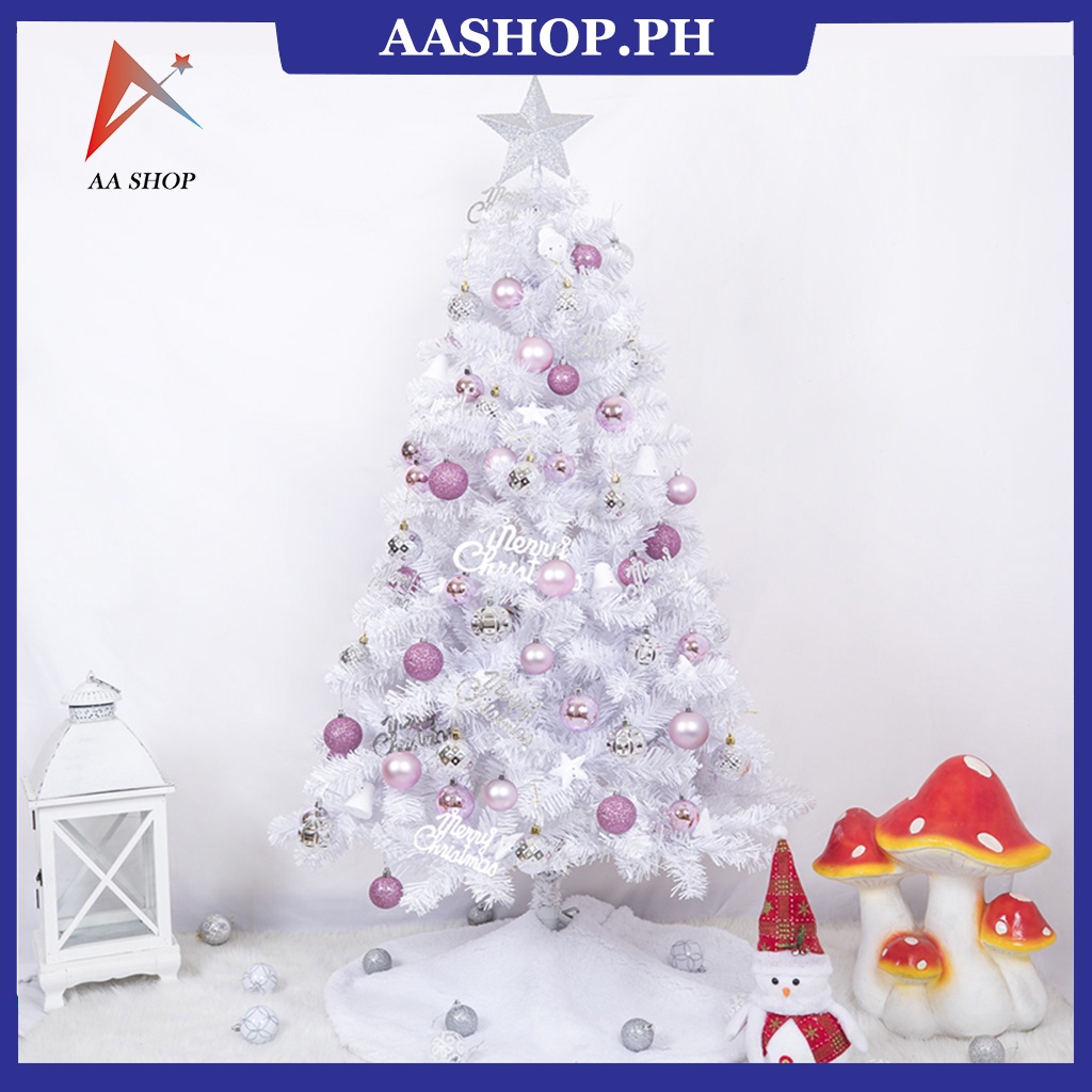 Christmas Tree White Pvc Green Xmas tree 2FT 60cm 3FT 90cm 4FT 120cm ...