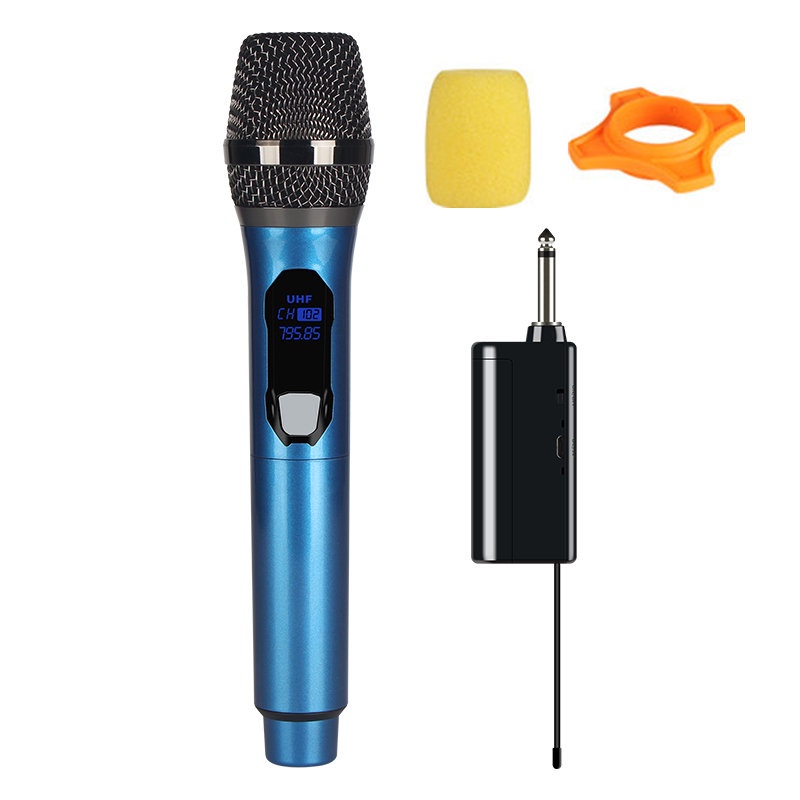 Rechargeable Wireless Microphone UHF Karaoke Handheld With Rechargeable ...