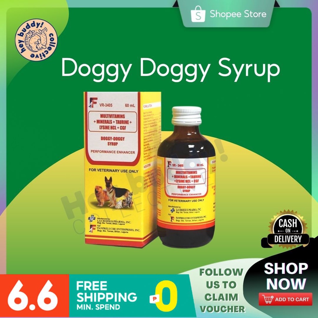 Doggy Doggy Syrup (60mL & 120mL) | Shopee Philippines