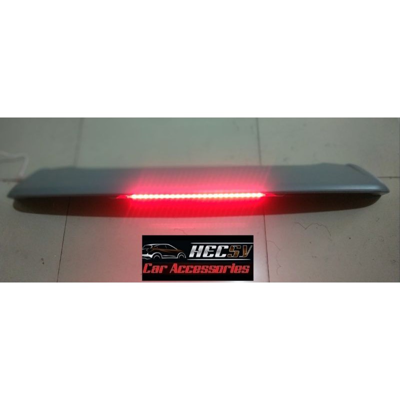 1st Gen Avanza 2005 to 2011 Spoiler w led Wing Roof Ducktail 3rd Brake ...