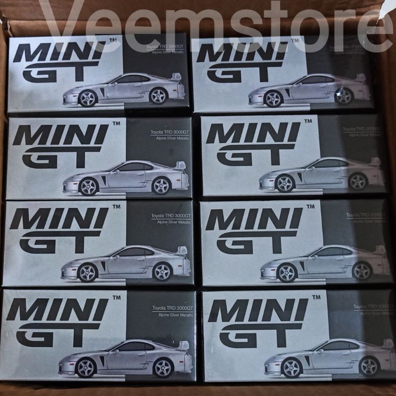 Die Cast 1:64 Toyota Supra TRD 3000GT [MGT200] Alpine Silver Metallic ...