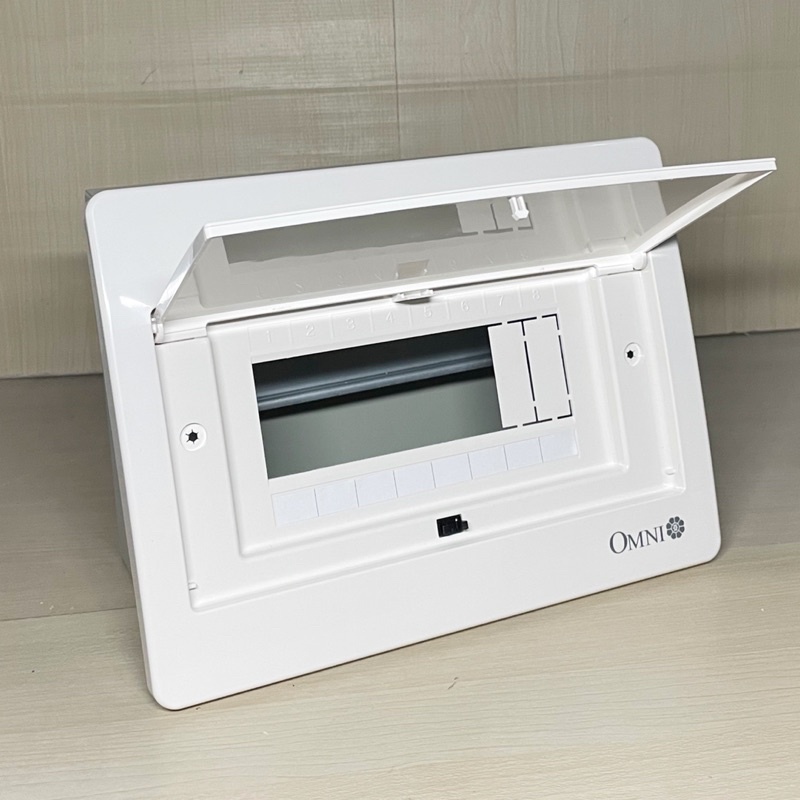 Omni MDP-08P 8 Ways MCB Distribution Panel Box with Busbar | Shopee ...