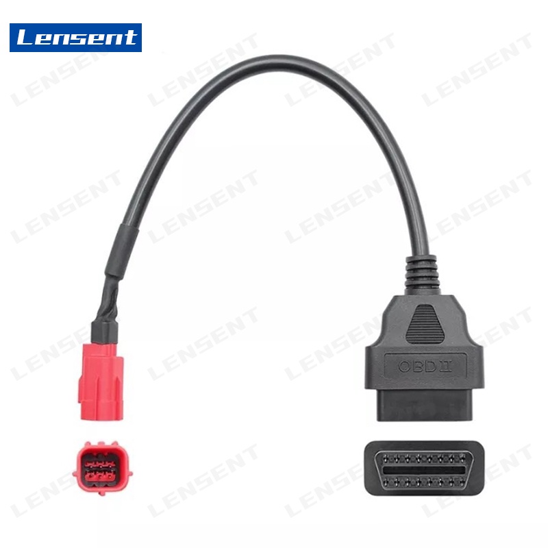 Lensent OBD euro5 Motorcycle Diagnostic Adapter Cable 6pin to 16pin ...