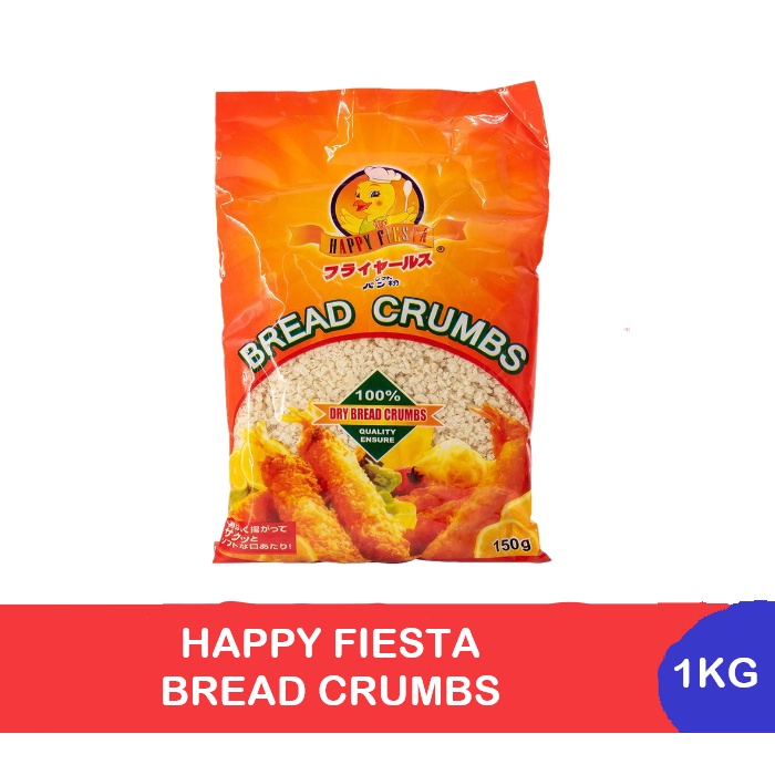 Happy Fiesta Bread Crumbs 1kg – Versatile for Cooking, Frying & Baking ...