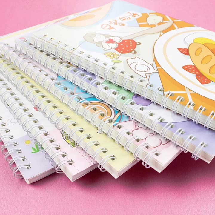 Flash Time A5 Japanese Style Cartoon Coil Notebook School Supplies ...